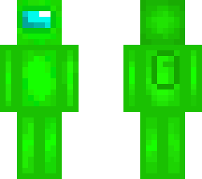 GREEN SUS Among Us | Minecraft Skin