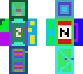 Griefing Gamer Move but color | Minecraft Skin