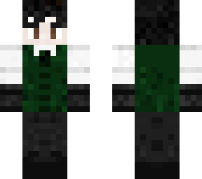 Jin traje verde | Minecraft Skin