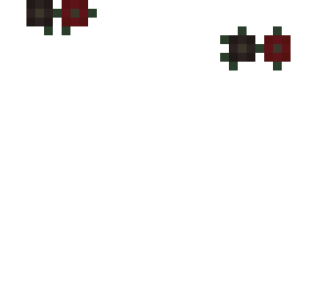 red and black flower crown | Minecraft Skins