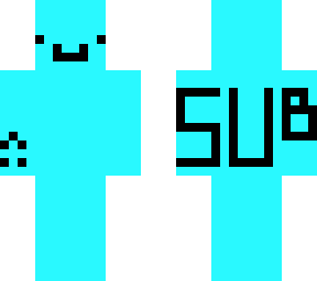 blue noob skin | Minecraft Skin