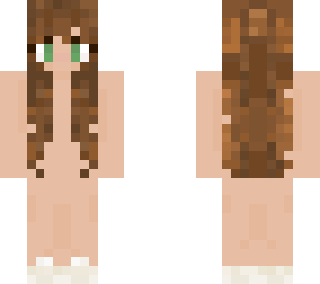 Brown Hair Girl Template | Minecraft Skin
