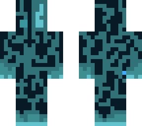 Corrupted Warden | Minecraft Skin