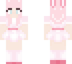 Cute girl Pink | Minecraft Skin