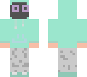 Hoodie Boy with mask 2 | Minecraft Skin