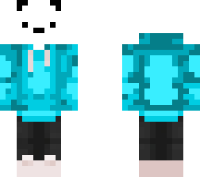 light blue panda | Minecraft Skin