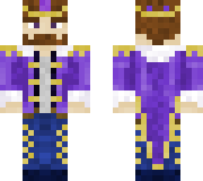 Royal Purple King | Minecraft Skin