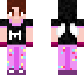 skin con capucha negra con alas | Minecraft Skin