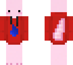 Ajolote chaqueta roja | Minecraft Skin