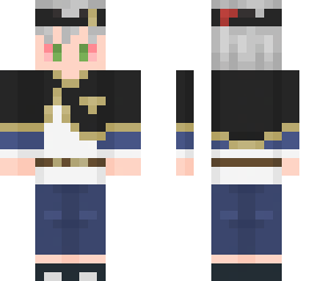 Asta Black Clover | Minecraft Skin
