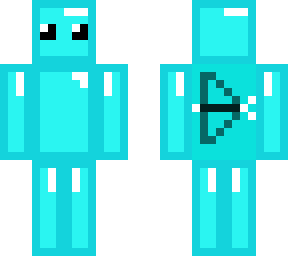 Cute Diamond Head | Minecraft Skin