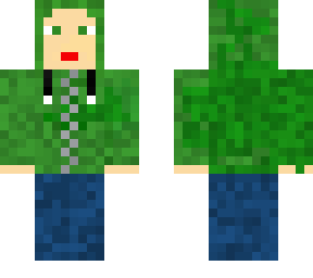 Edited creeper hoodie | Minecraft Skin