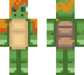 Fire turtle | Minecraft Skin