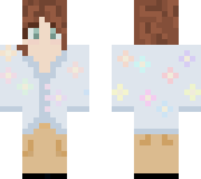 Flower cardigan | Minecraft Skin