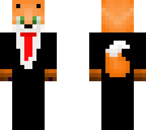 fox in suit | Minecraft Skin