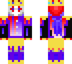 clownpierce with a crown | Minecraft Skins