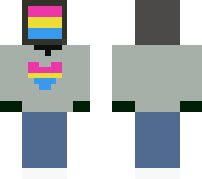 Pan Weirdcore Tv | Minecraft Skin