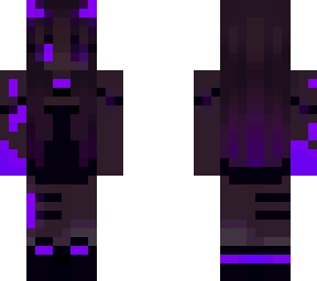 purple demon girl | Minecraft Skin