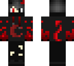 Red and Black Demon | Minecraft Skin