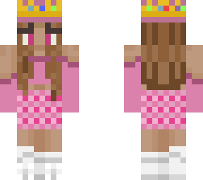 Technoblade Crown Girl | Minecraft Skin