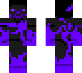 Withered Indigo Steve | Minecraft Skin