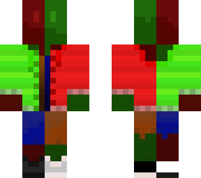 Half Minecraft Skins