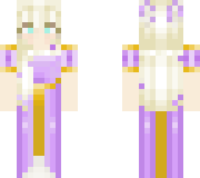 Aurora Purple dress | Minecraft Skin