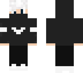 Black and white boi | Minecraft Skin