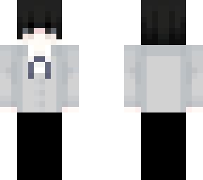 blue shirt with bow boy | Minecraft Skin