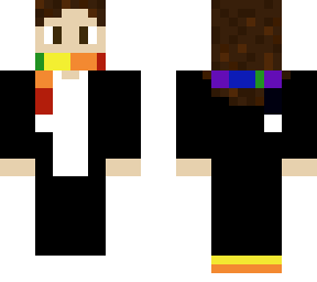 Brian May (Rainbow Scarf) | Minecraft Skin