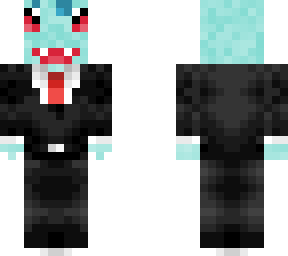 Bulbasaur In Tuxedo | Minecraft Skin