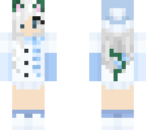 Catgirl Winter Matching Skin | Minecraft Skin