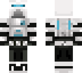 Custom Blue Cylon | Minecraft Skin