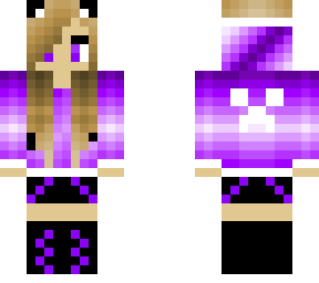 fille violette | Minecraft Skin
