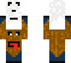 Morsa sujetando craneo | Minecraft Skin