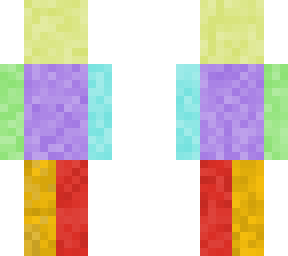 multicolored sponge | Minecraft Skin