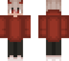 Red Cool Boy Devil | Minecraft Skin