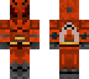 red wasp with wings | Minecraft Skin