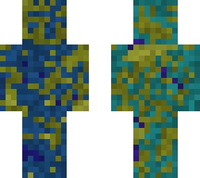 seaweed and blue | Minecraft Skin