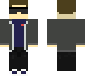 Skin version calvo o con poco pelo (y con gafas) | Minecraft Skin