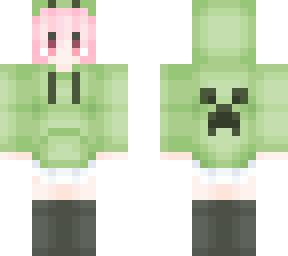 creeper hoodie | Minecraft Skin