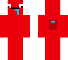 Drooling red guy | Minecraft Skin