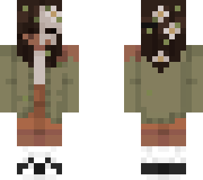 flower girl in black converse | Minecraft Skin