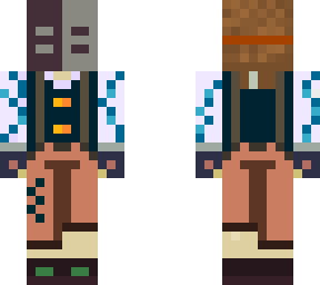 I wear a mask with a smile ... | Minecraft Skin