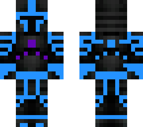 neon knight blue neon | Minecraft Skin