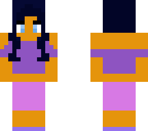 Purple dress girl | Minecraft Skin