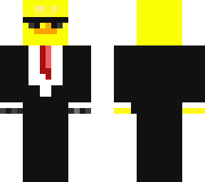 secret agent duck | Minecraft Skin