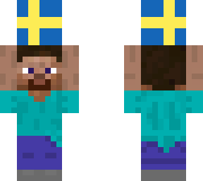Sweden steve | Minecraft Skin