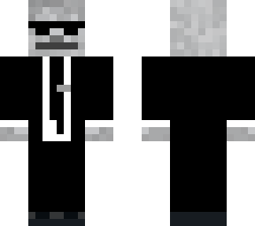 agent skeleton suit badass | Minecraft Skins