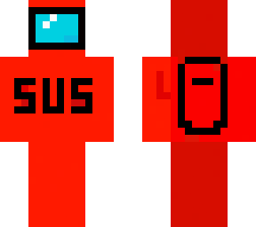 among us sus | Minecraft Skin